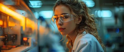 Premium Photo Using A Computer In A Laboratory A 3d Printer Is In The
