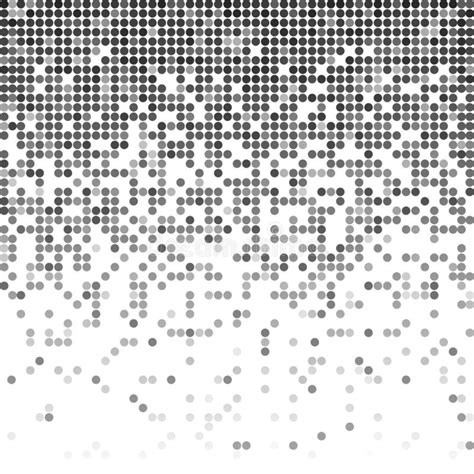 Greyscale Pixel Pattern Background Illustration