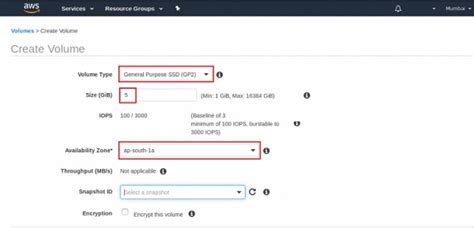 How To Create EBS Volume Using Amazon Web Console LookLinux