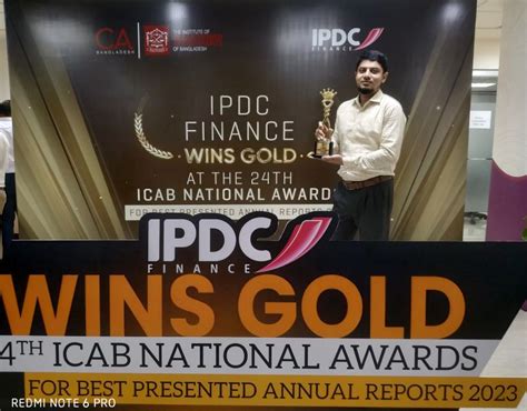 Atikur Rahman On Linkedin Ipdc Finance Wins Gold Award This