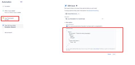 Rule For Adding Description