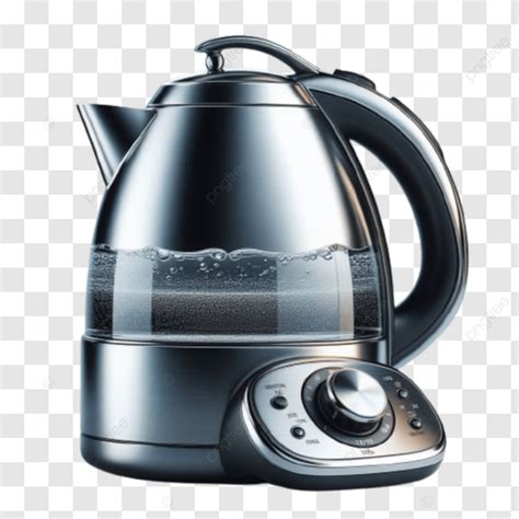 검정색 배경에 매끄러운 스테인리스 스틸 전기 주전자 세련된 스테인리스 스틸 전기 주전자 검정색 배경에 매끄러운 스테인리스 스틸 전기 주전자 스테인리스 주전자 Png
