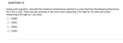 Using Law S Equation Calculate The Maximum Chegg Com