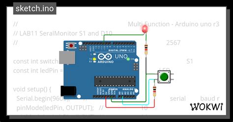 Lab11serialmonitors1andd10 Wokwi Esp32 Stm32 Arduino Simulator