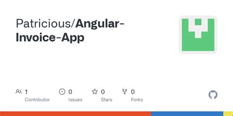 GitHub Patricious Angular Invoice App