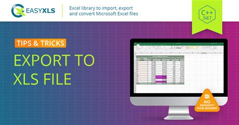 Export Data To Excel Xls File In Cnet Easyxls Guide