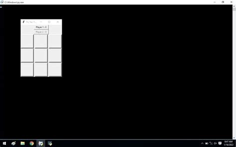 Python Program To Basic Toe Game Using The Python Tkinter Kashipara