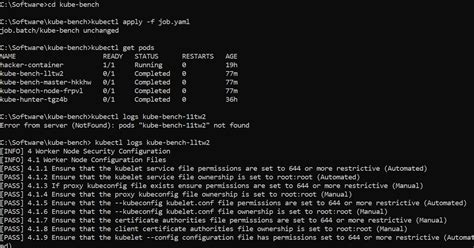 Kubernetes Cluster Creation And Running Kube Hunter In Windows 10 By Anusyaangamuthu System