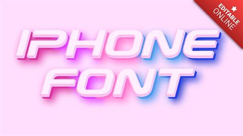 Iphone Font Text Effect Generator