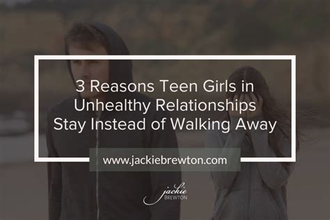 Three Reasons Teen Girls In Unhealthy Relationships Stay Instead Of