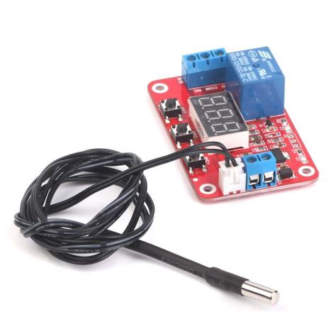 Promo DC 12V 24V Temperature Display Module Sensor Relay Switch Control 20 100 Diskon 33 Di