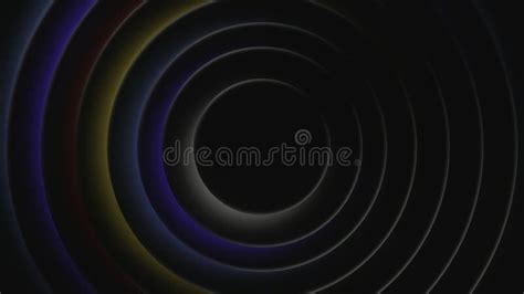 Background Of Pulsating Rings Motion Beautiful Rings Pulsate In