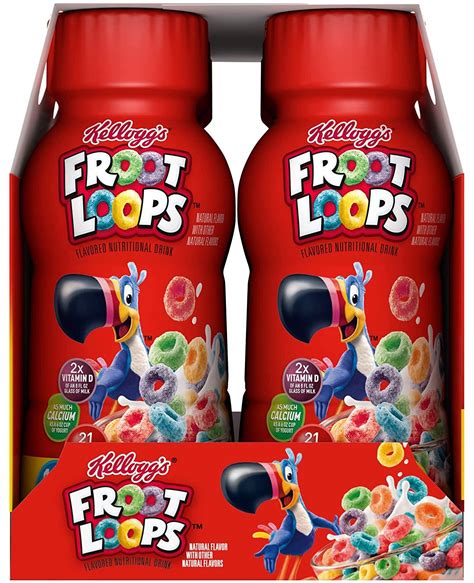 Carnation Breakfast Essentials Kelloggs Nutritional Drink Froot Loops 8 Fl Oz Pack Of 2 And 6