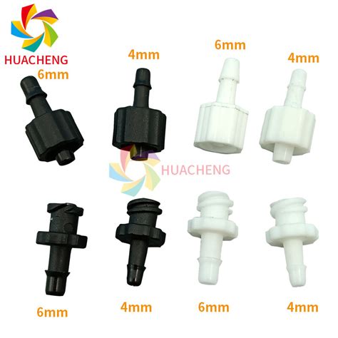 프린터 잉크 튜브 커넥터 병 잉크 호스 커넥터 대형 잉크젯 프린터 용 파이프 연결 10 피스 1 세트 사무실 전자공학