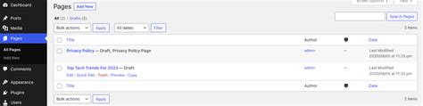 how to unpublish a page in wordpress 3 methods