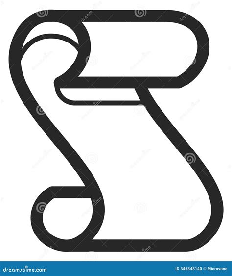 Ancient Parchment Scroll With Compass Design And Decorative Borders