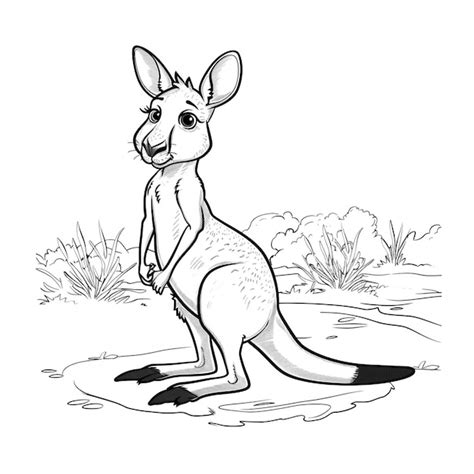 11 000 Cute Tree Kangaroo Drawing Pictures