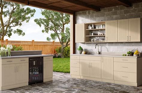 Weatherproof Outdoor Cabinet Doors By Left Coast Cabinets