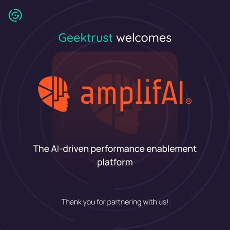 Geektrust On Linkedin Welcomeamplifiai Techtalent Unlockpotential
