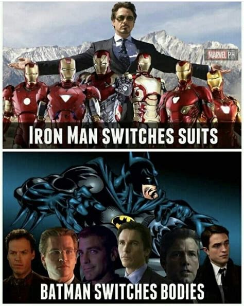 아이언맨과 배트맨의 차이