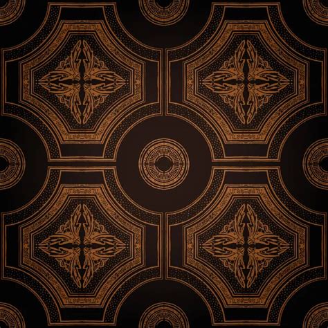 Vector Ceiling Tile Seamless Vintage Stock Vector Extezy