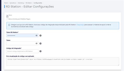 Como Configurar A Rd Station Na Sua Loja Ajuda Loja Hostgator