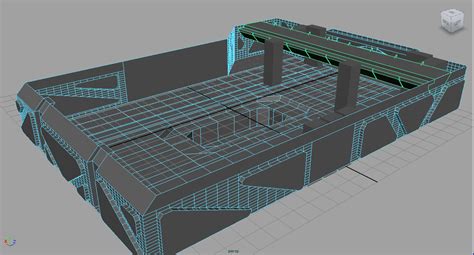 Chop Shop Environment Interior Design Project 3d Chop Shop Face And Polygon Models