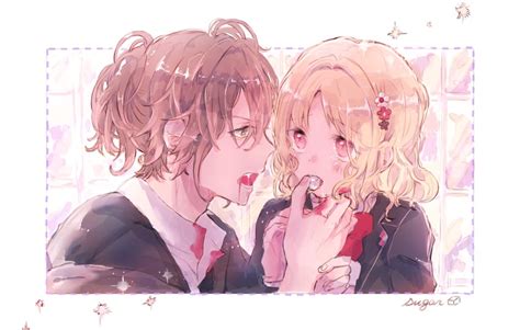 Komori Yui And Mukami Yuma Diabolik Lovers Drawn By Hanoluno Danbooru