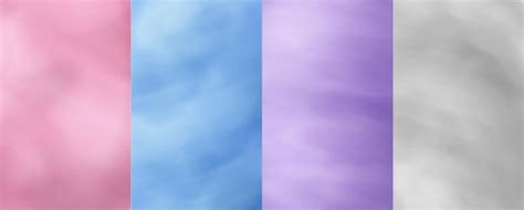 핑크 수채화 면 구름 배경 파스텔 판타지 하늘 배경 프리미엄 벡터