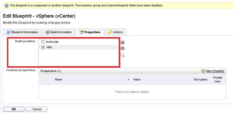 Vcac 6 Custom Properties Build Profiles Property Dictionary