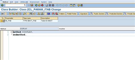 Sap Tech Global Class Passing Parameters Parameter And Internal
