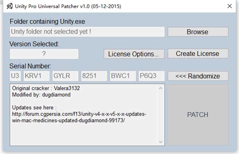 SERIAL NUMBER UNITY PRO Rosiepie Creative Patterns