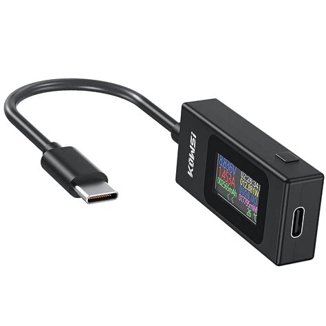 Diymore Usb C Tester Power Meter Digital Multimeter Type C Voltage And Current Tester Meter
