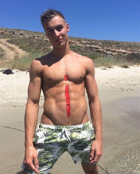 Torsten Ullman Hot White Guys Shirtless Swimwear