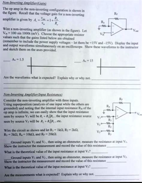 Solved Texts Please Show Simulations In Multisim Non Inverting
