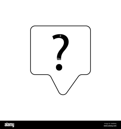 Message Box With Question Mark Ask Help Sign Chat Con Communication
