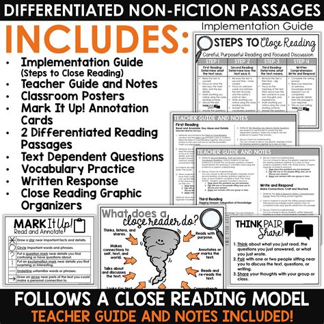 Tornadoes Natural Disasters Differentiated Close Reading Comprehension Passages Artofit