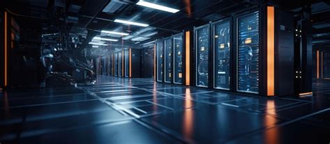 premium photo flawless execution network devices and data center