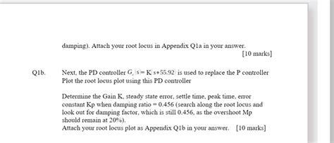 Solved Assignment 3 Pid Control Pid Compensator For