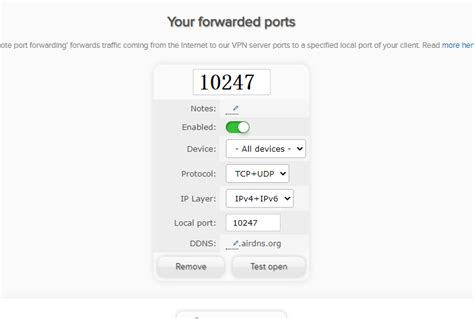 The Port Forwarding Fails To Connect Troubleshooting And Problems AirVPN