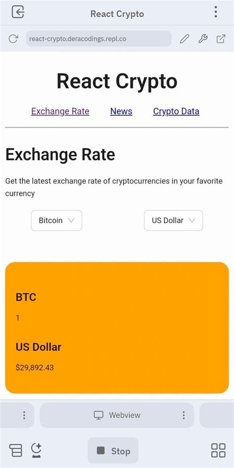 boosted react crypto app with 100daysofcode update chidera humphrey