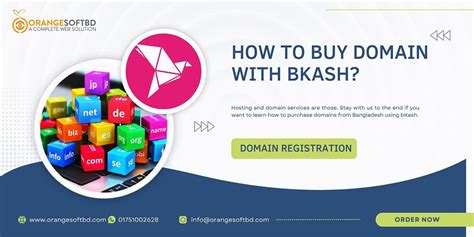 Buy Domain With Bkash Register Domain From Orange Soft Bd