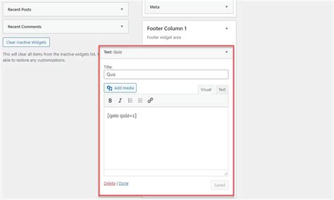 Adding Your Quiz Or Survey To Your Site Documentation Quiz And Survey Master