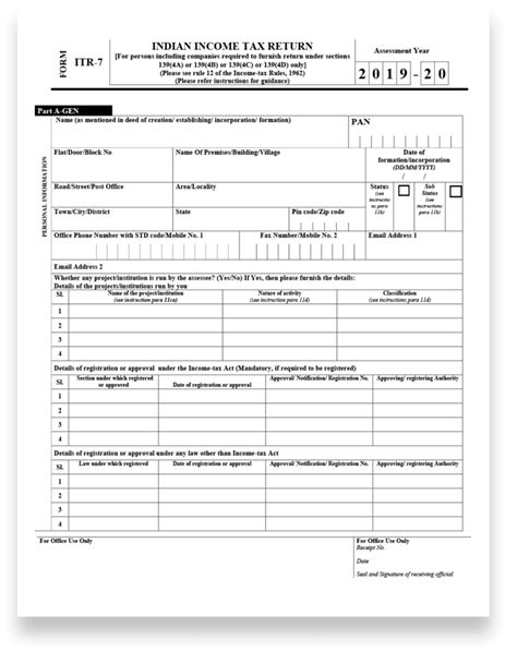 ITR 7 Form Filing Tax Portal