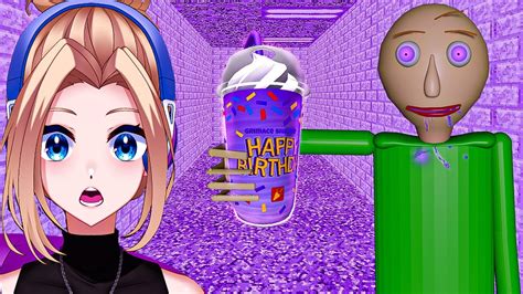 Baldi Tries The Grimace Shake Youtube