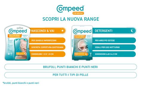 Compeed Cerotti Stop Brufoli Detergenti Purificano Esfoliano E