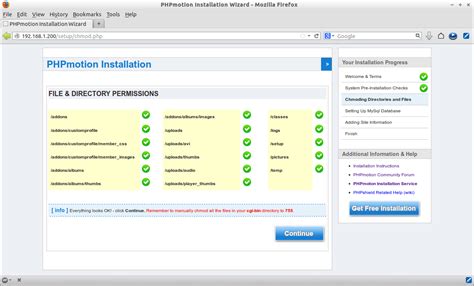 Phpmotion Installation Wizard Mozilla Firefox003 Unixmen