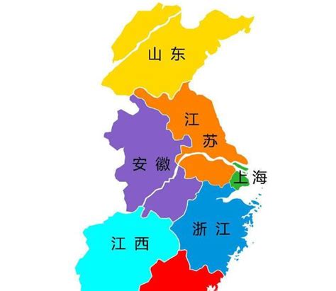 求华东地区地图
