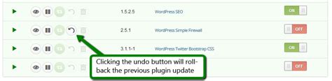 New Feature Wordpress Plugin Update Rollback Undo Icontrolwp