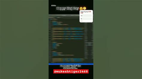 Happy Hug Day🌹 Coding🎧👈🎧👈html Css Tranding Shorts 👈viralvideo Webdevelopment 👈👈 Youtube
